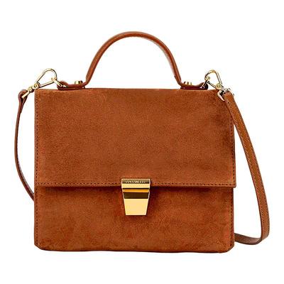 Frances复古麂皮绒巴恩风