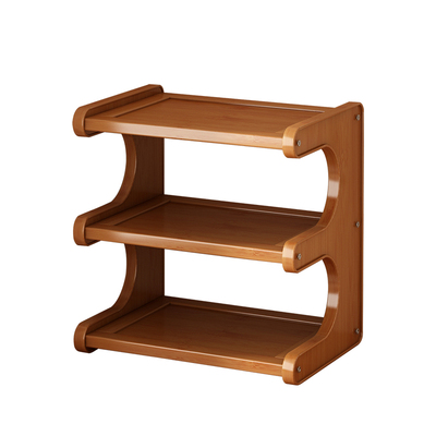 竹海明珠桌面置物架茶叶茶具摆架