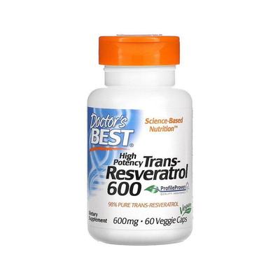 【小水水推荐】香港直发Doctor'S Best金达威白藜芦醇胶囊60粒