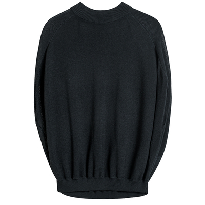 细支醋酸棉丝半高领针织马甲