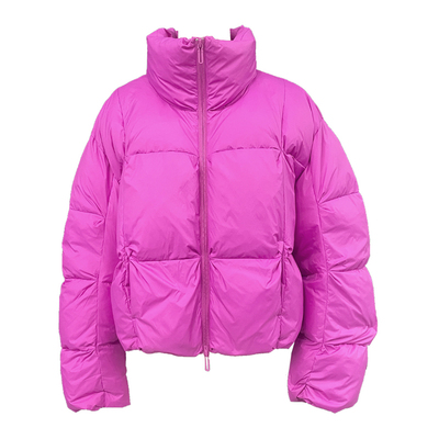 容子木ROSEMOO25冬商场同款光泽感细腻捏褶短款羽绒服RSS4YP112A