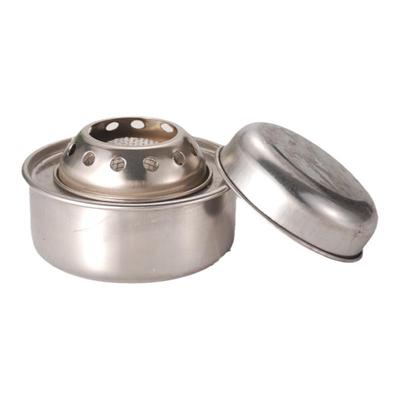 不锈钢燃料盒罐子内有石棉酒精炉