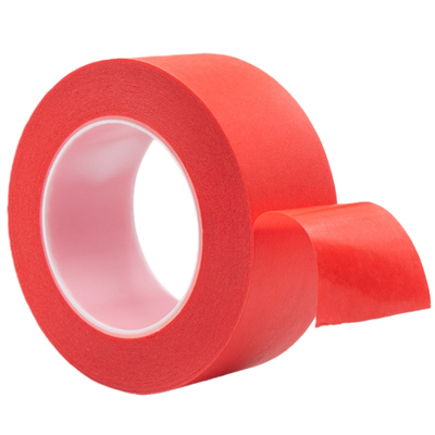 红色高温美纹纸胶带230℃易撕下