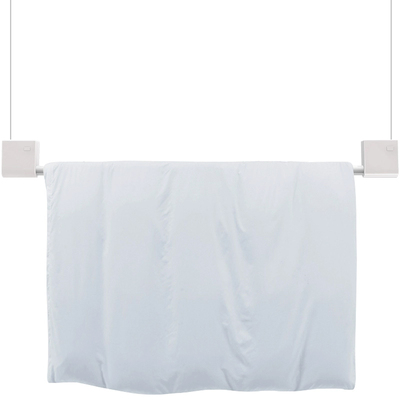 晾衣杆免打孔悬挂式晒被子神器