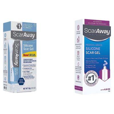 现货/直邮美国Scaraway舒可薇硅酮祛疤软膏自风干疤痕硅凝胶新版