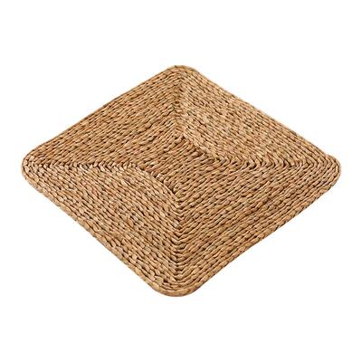 方形椅垫子飘窗玉米皮编织蒲团