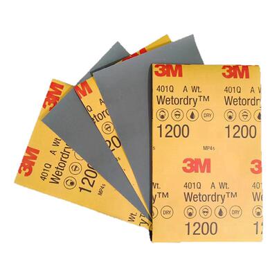 3M401Q砂纸 139mm*228mm 1200目碳化硅砂纸 研磨抛光油漆底漆涂层