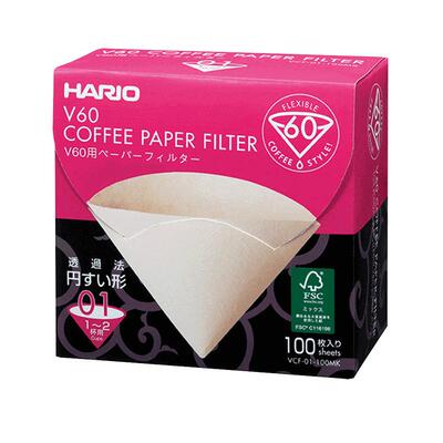 【直营】hario日本v60咖啡滤纸