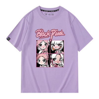 blackpink演唱会纯棉圆领短袖
