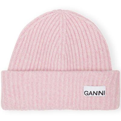 GANNI女士秋冬百搭毛线帽