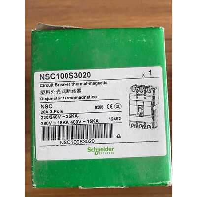 下单前咨询塑壳断路器NSC 100B 3020 品牌施耐德，库存低价处