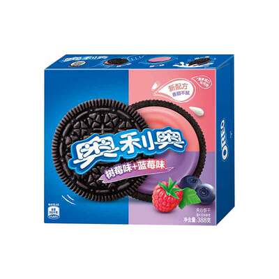 奥利奥夹心饼干葡萄味抹茶味蜜桃