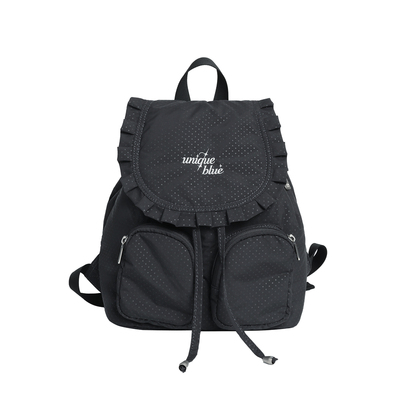 韩系波点学院风女迷你双肩包