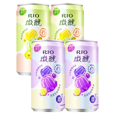 RIO微醺果冻酒250ml*4罐