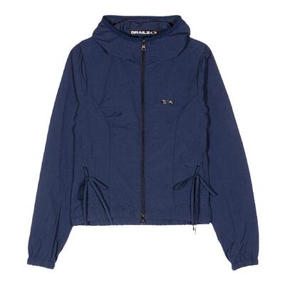 Grailz Shirring Hoodie Windbreaker 双拉链防晒风衣轻薄短外套