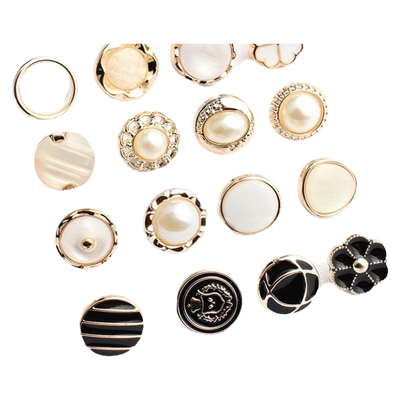 珍珠扣子衬衣韩版圆形女小香风