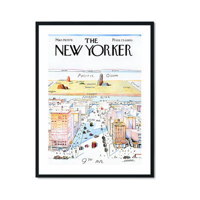 复古怀旧纽约客杂志封面挂画