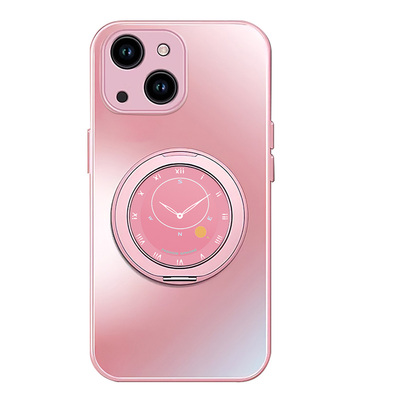 适用华为mate80手机壳新款mate70钟表磁吸支架mate60pro哑光AG磨砂mate80promax轻奢mate50简约mate40防摔