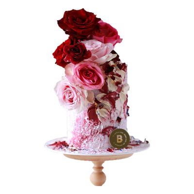 玫瑰鲜花生日蛋糕同城配送