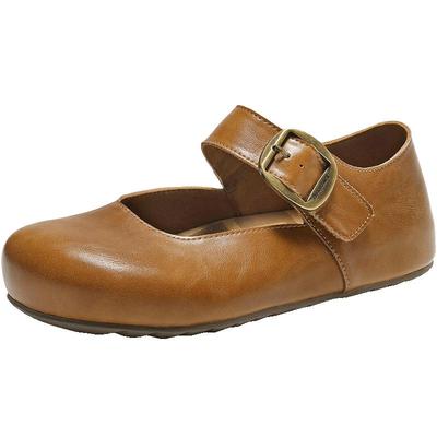 百丽半糖吐司勃肯鞋女2026新款内增高厚底休闲玛丽珍鞋子F3H1DAQ6