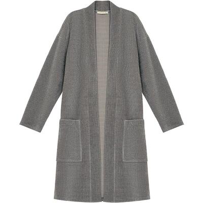 铜牛休闲居家长款开衫舒适保暖