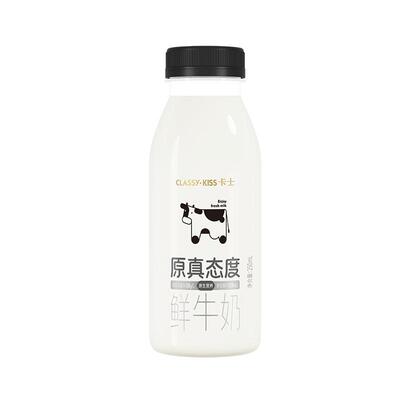 卡士低温鲜奶全脂原味250ml