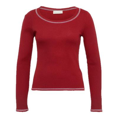 SLY 2024冬季新品简约风圆领长袖针织衫打底上衣030HAM80-2351