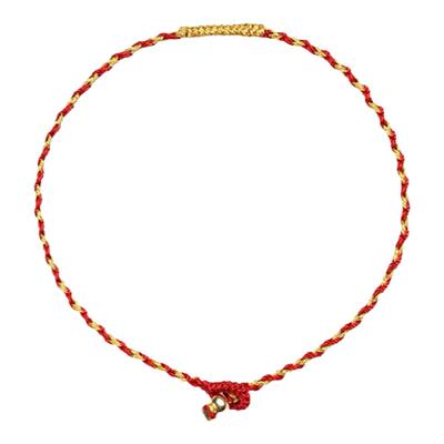 小金喜女本命年红绳手链