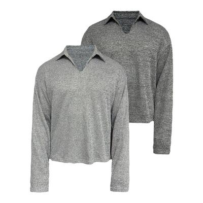 JCAESAR长袖原创V领麦穗