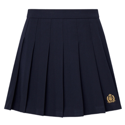 A字百褶垂坠感JK短裙