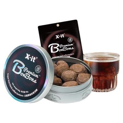 咖啡糖xit香醇冰咖啡香润咖啡薄荷清凉糖硬糖果