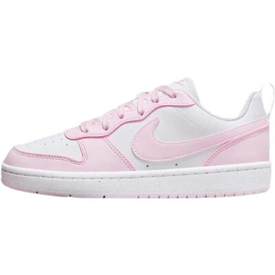 NIKE耐克女鞋白蓝粉COURT酷菠萝低帮板鞋轻便运动鞋春IQ2725-101
