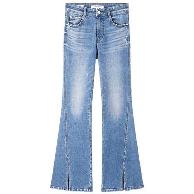 MissSixty前开衩微喇牛仔裤