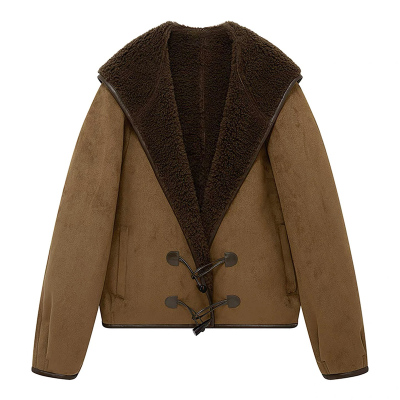 【现货】超好看厚羊羔毛外套短款