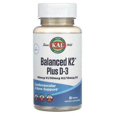 KAL,Balanced K2 Plus D3，60 片