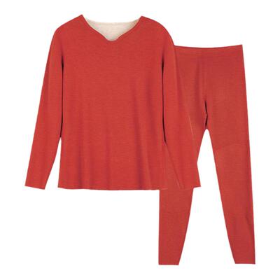 新款蚕丝山羊绒加厚保暖内衣套