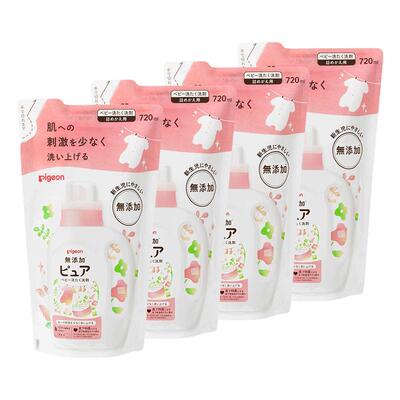 贝亲婴幼儿洗衣液替换装720ml*4