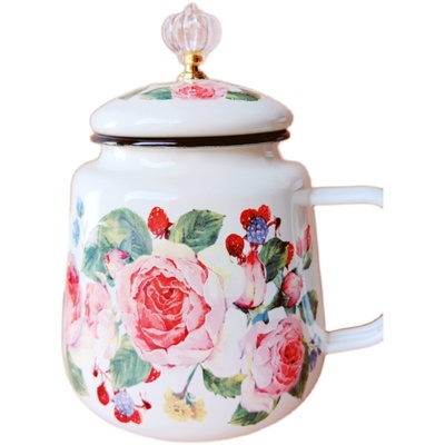 搪瓷壶水壶家用油壶咖啡壶茶壶可加热耐酸碱不挑灶具耐高温