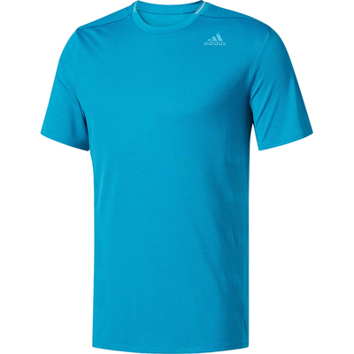 Adidas/阿迪达斯正品夏季男士反光运动跑步透气短袖BQ7258
