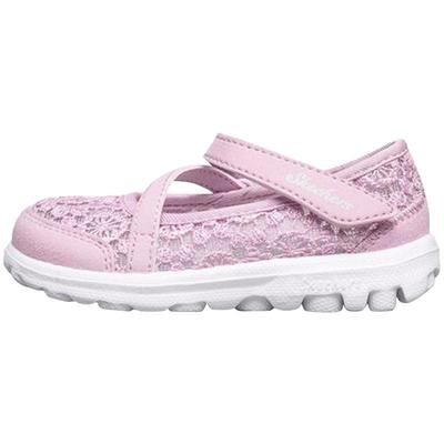 Skechers/斯凯奇正品春季新款小童玛丽珍蕾丝公主休闲鞋 81170N