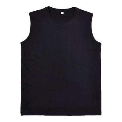 纯棉色坎肩白背心加肥