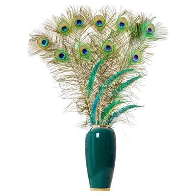 羽毛装饰配件中式客厅孔雀羽毛