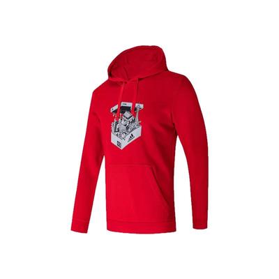 阿迪达斯男子休闲连帽运动卫衣