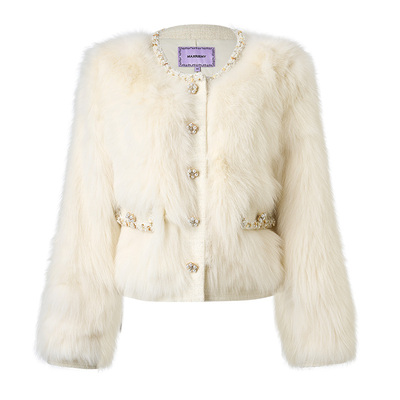 松绒系穿搭~狐狸毛皮草