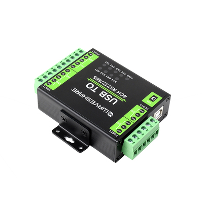 微雪USB转4路RS232/485转换器