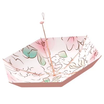 阿维娜铝合金五折防晒遮阳伞