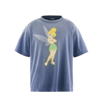 SaintMichael卡通动漫做旧短袖