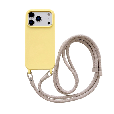 可斜挎挂绳适用于苹果17Promax手机壳17e新款一体挂钩iPhone16proMaX套13mimi硅胶15pro全包12PM防摔11/XR8P7