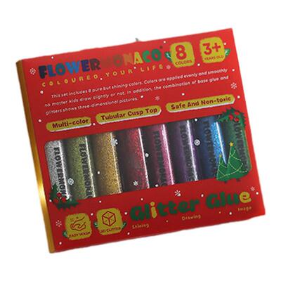 花芽儿童胶画免烤手工diy水晶笔挂件涂色画画填色冰冰胶玩具