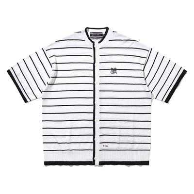 rmtcrw夏季新款条纹短袖开衫